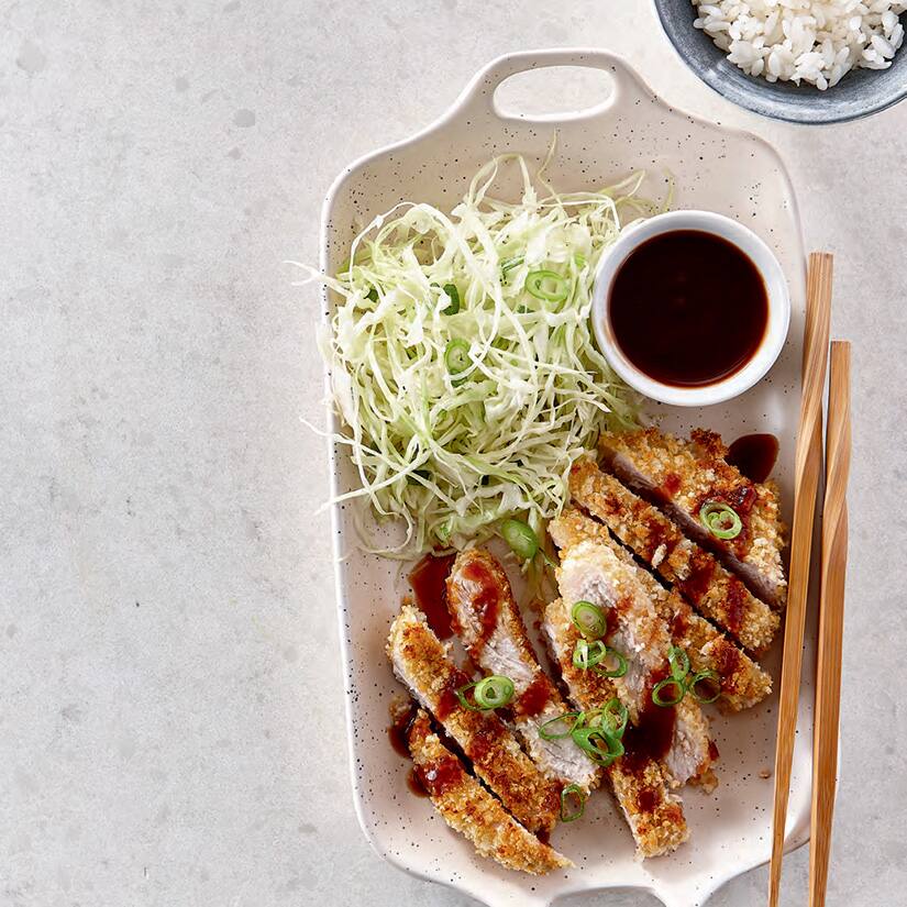 Recette de porc pané à la japonaise | Coup de Pouce
