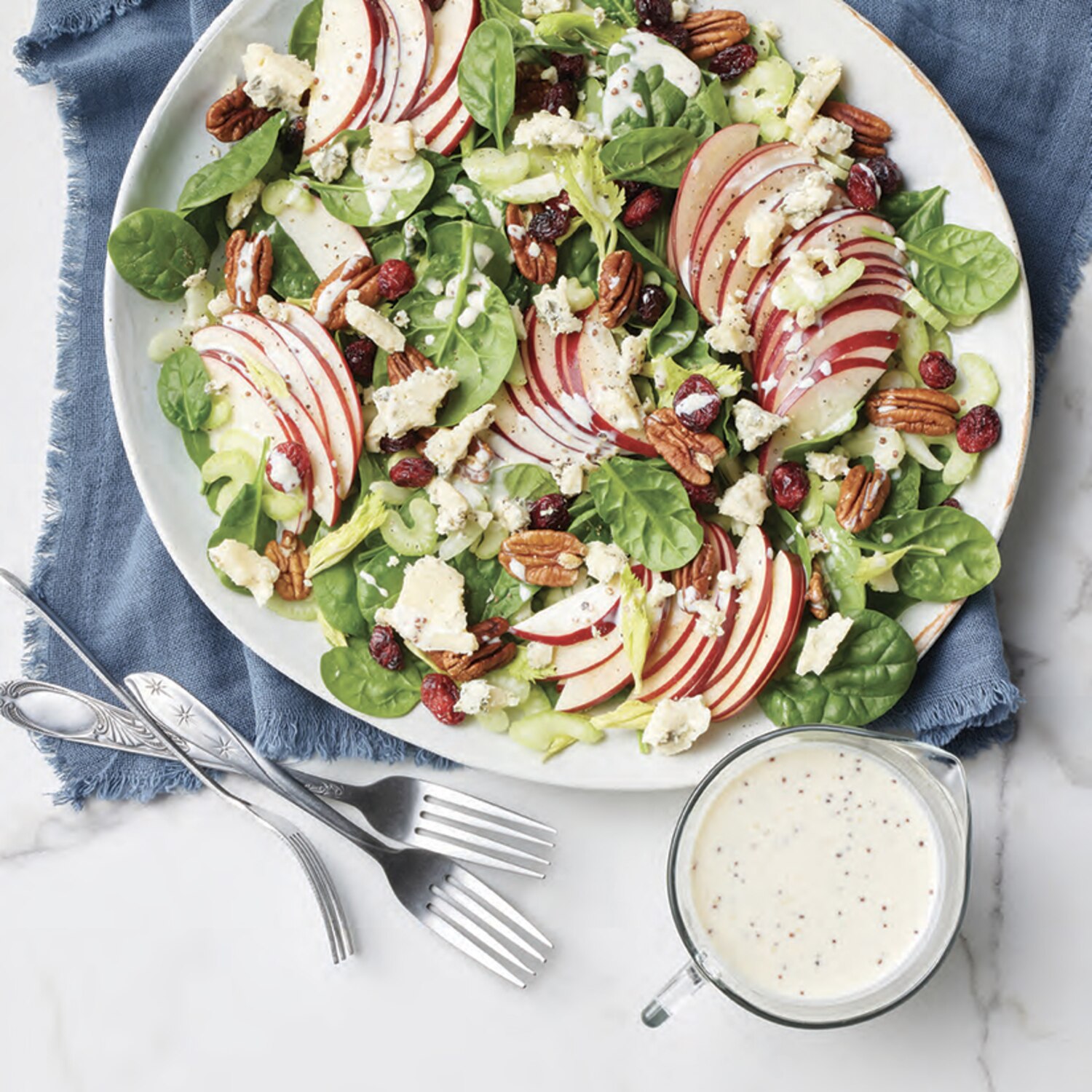 Recette de salade croquante au fromage bleu | Coup de Pouce