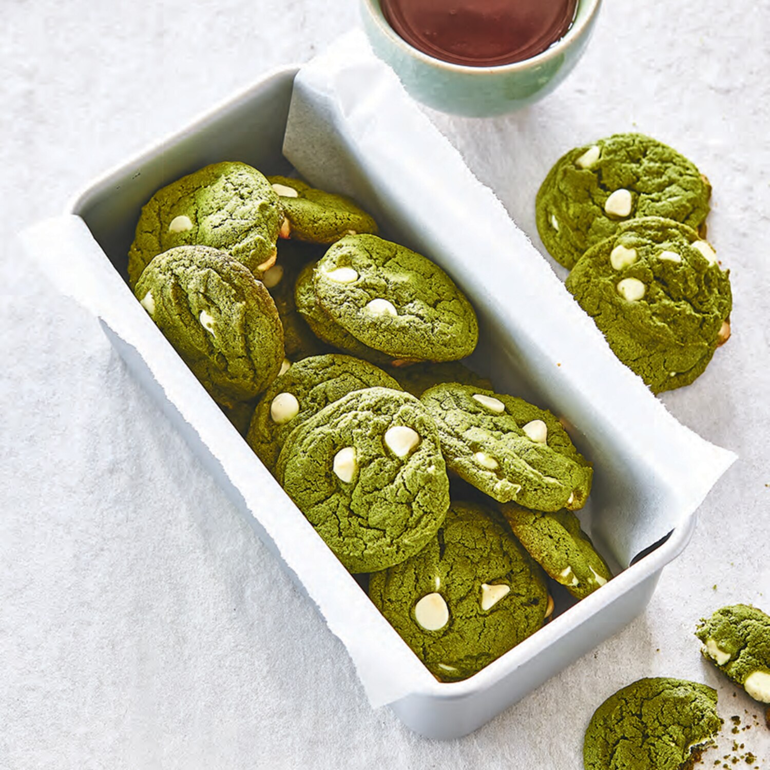 Recette de biscuits au thé matcha et au chocolat blanc | Coup de Pouce