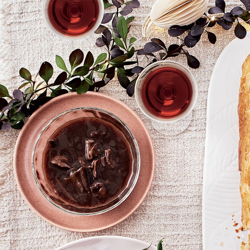 Recette de sauce aux cèpes et au vin rouge | Coup de Pouce