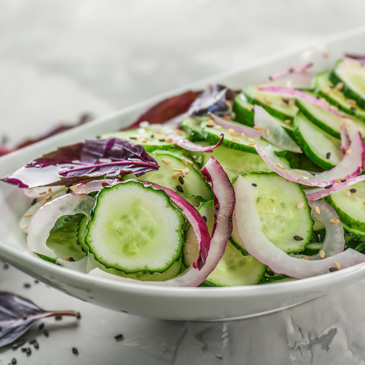 Recette de salade de concombre | Coup de Pouce