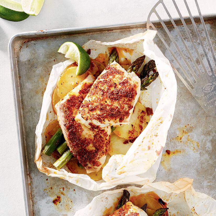 Recette de papillotes de poisson tandoori | Coup de Pouce