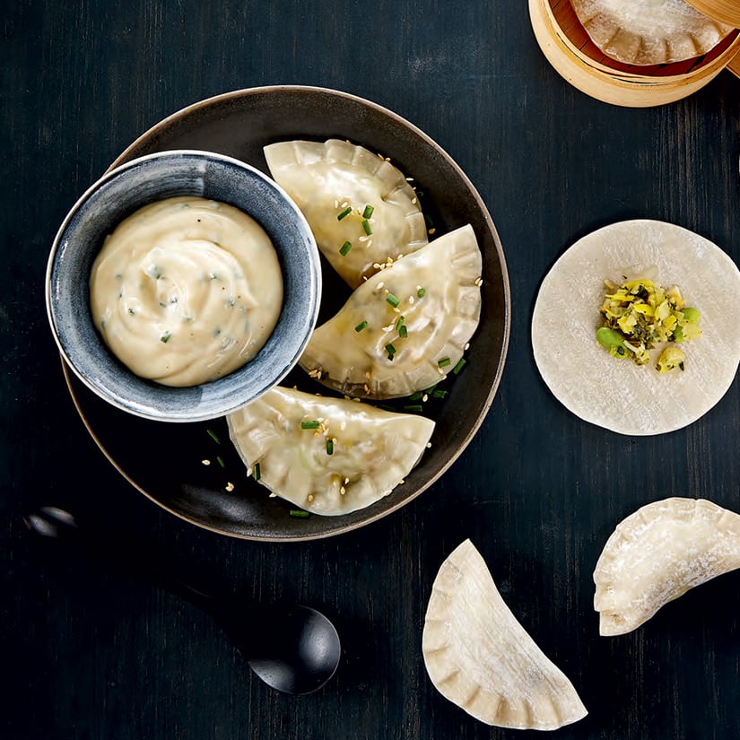 Recette de dumplings aux légumes verts | Coup de Pouce