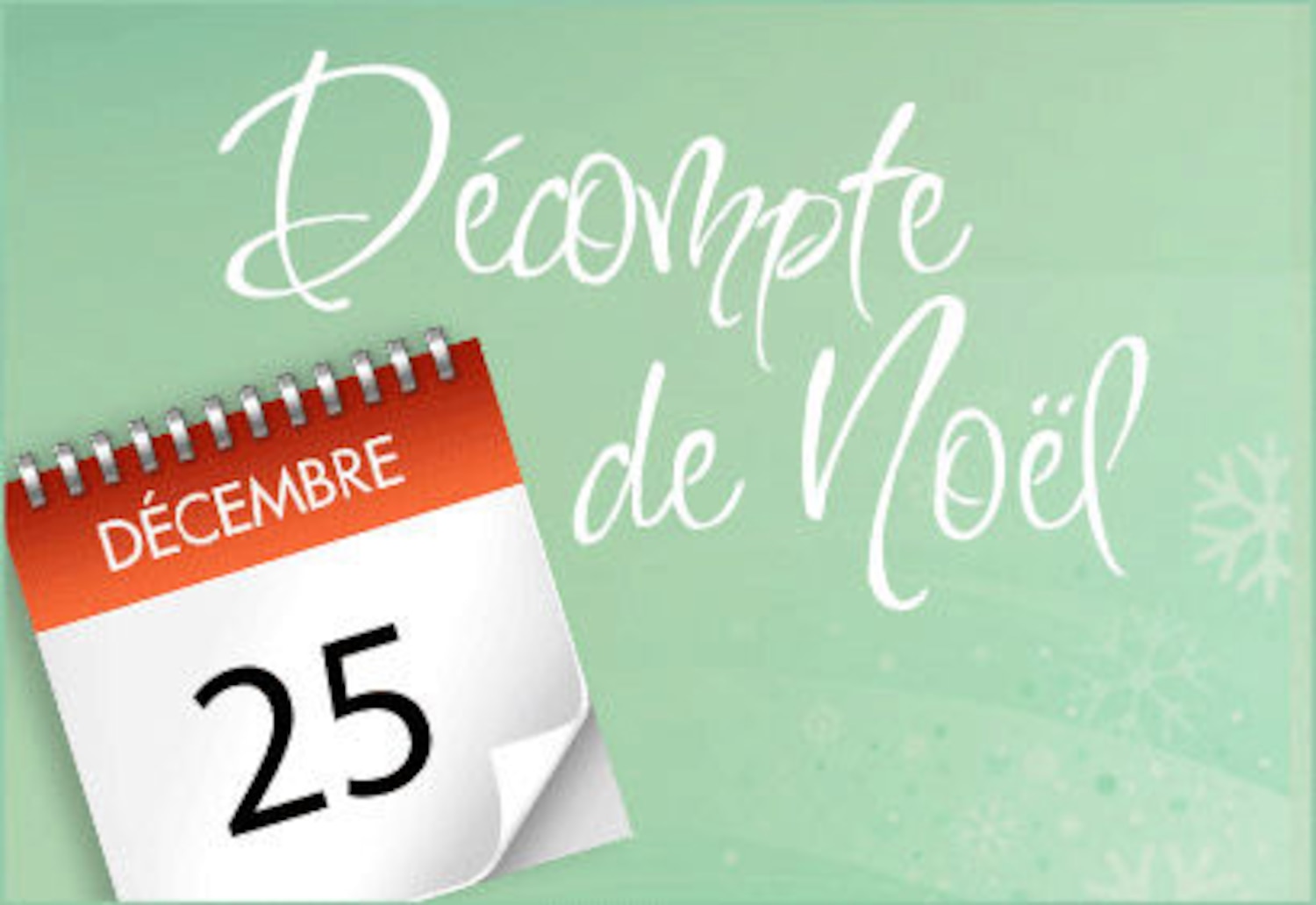 Décompte de Noël | Coup de Pouce