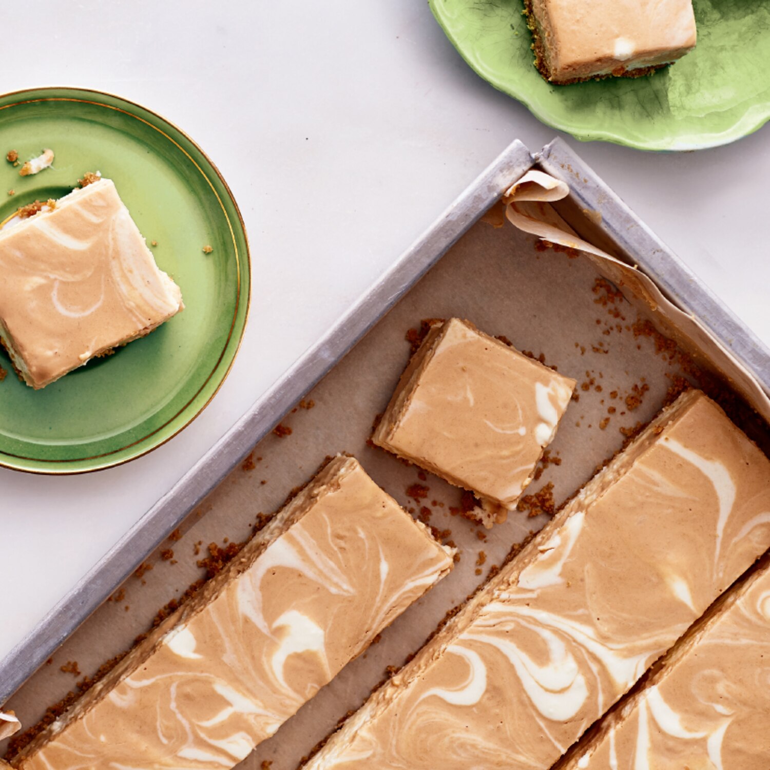 Recette de carrés au fromage à la crème et au dulce de leche | Coup de ...