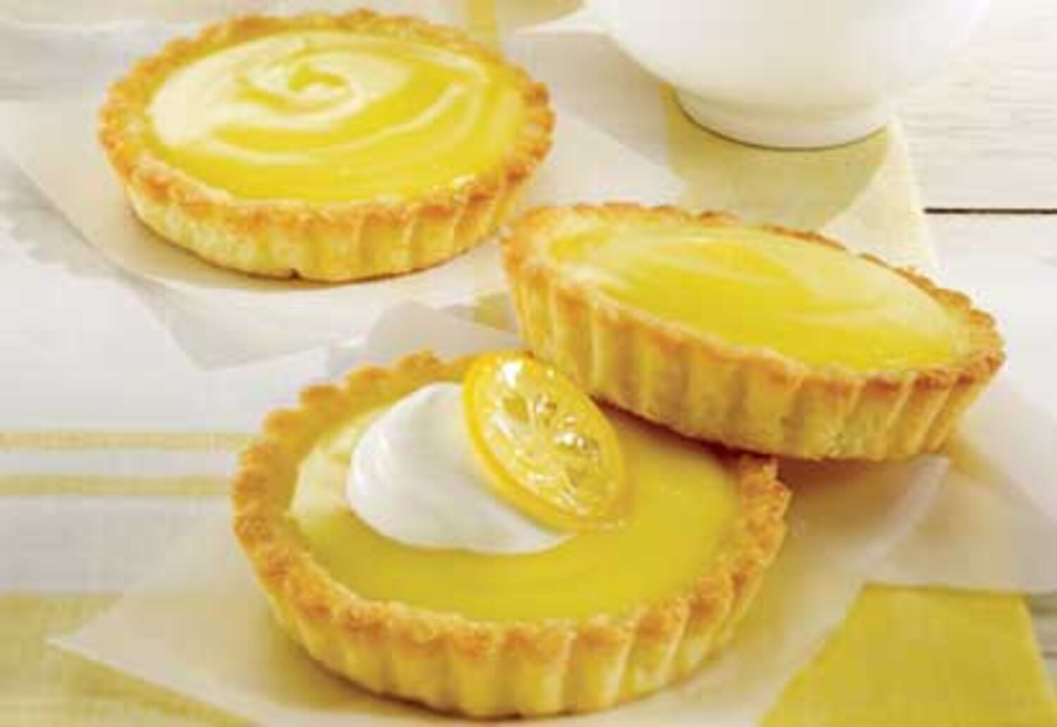Tartelettes au citron et à la crème | Coup de Pouce