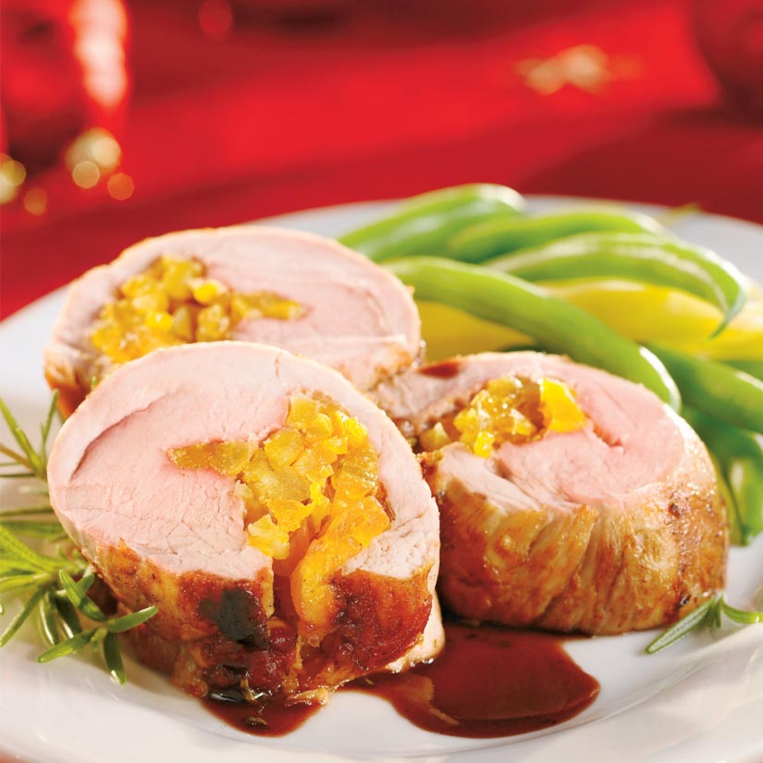 Recette de filets de porc farcis aux abricots et au cumin | Coup de Pouce