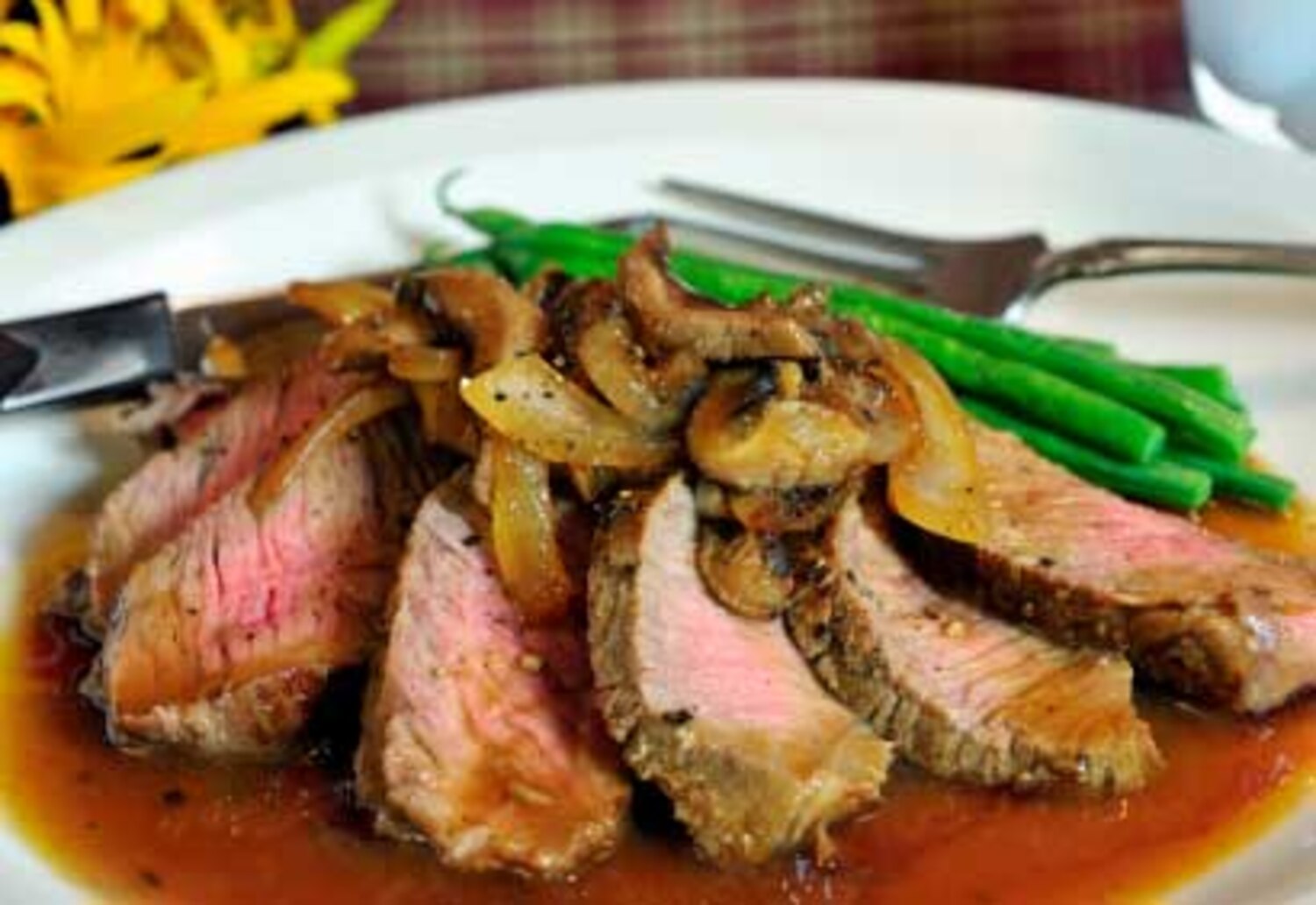 Bifteck au vinaigre balsamique et aux champignons | Coup de Pouce