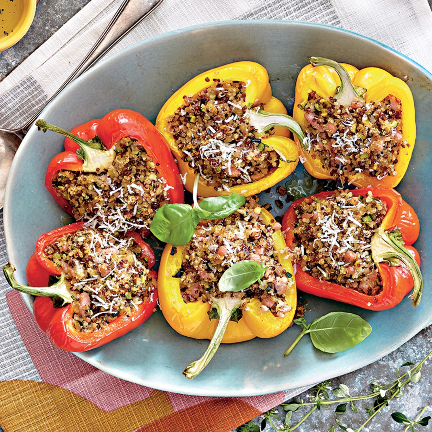 5 recettes de poivrons farcis | Coup de Pouce