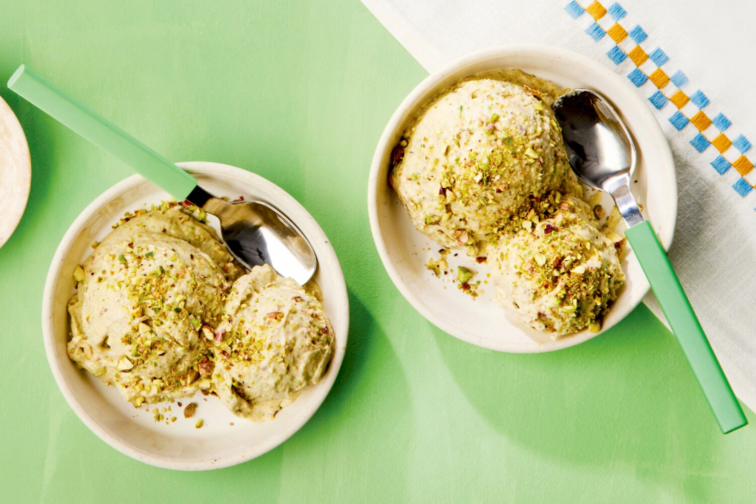 Pistachio Crunch Cottage Cheese Ice Cream | Canadian Living