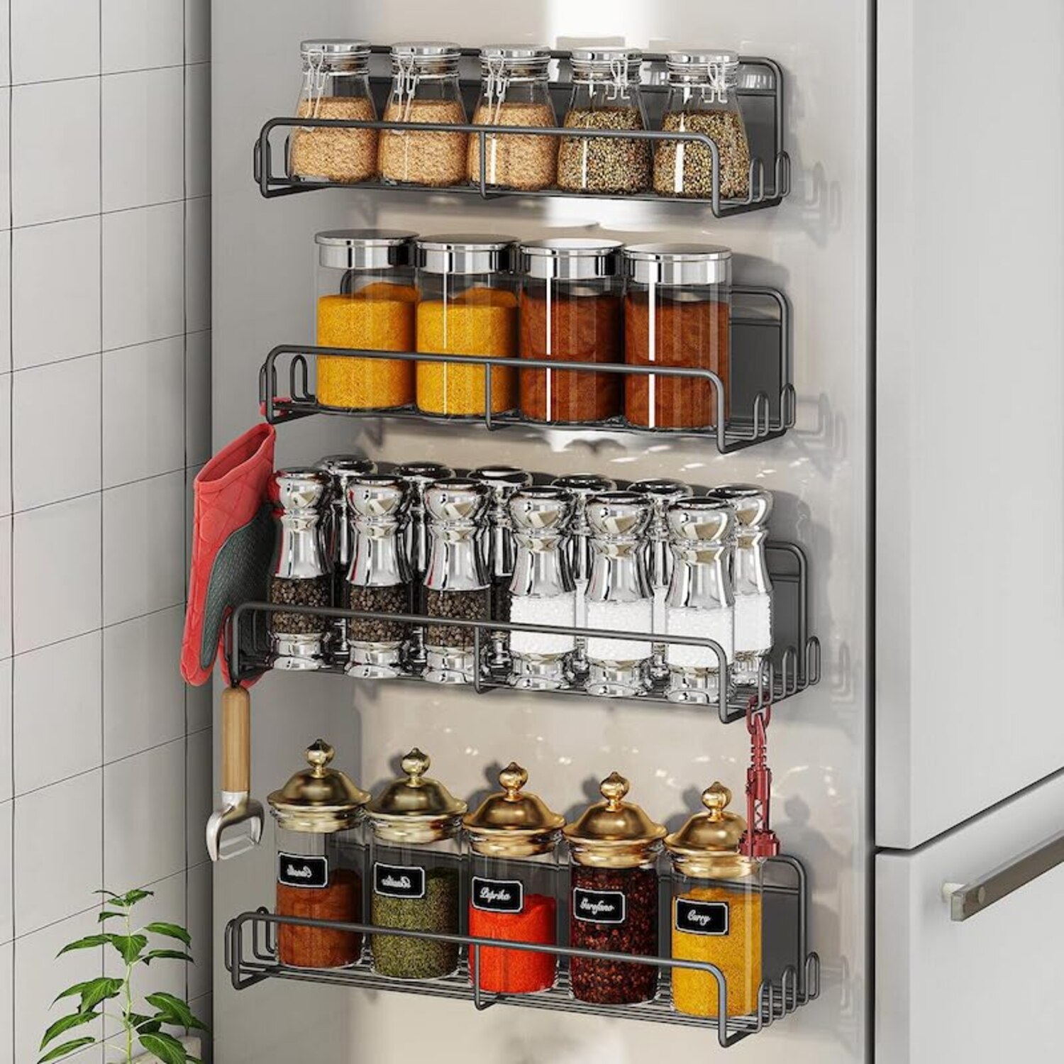 The Best Spice Rack Ideas For Small Kitchens And Pantry Organization ...