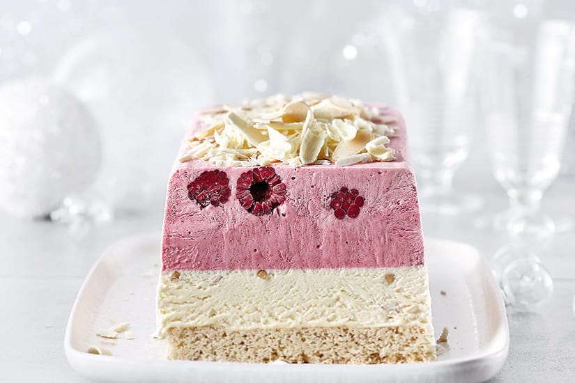 Almond, Raspberry & White Chocolate Semifreddo | Canadian Living