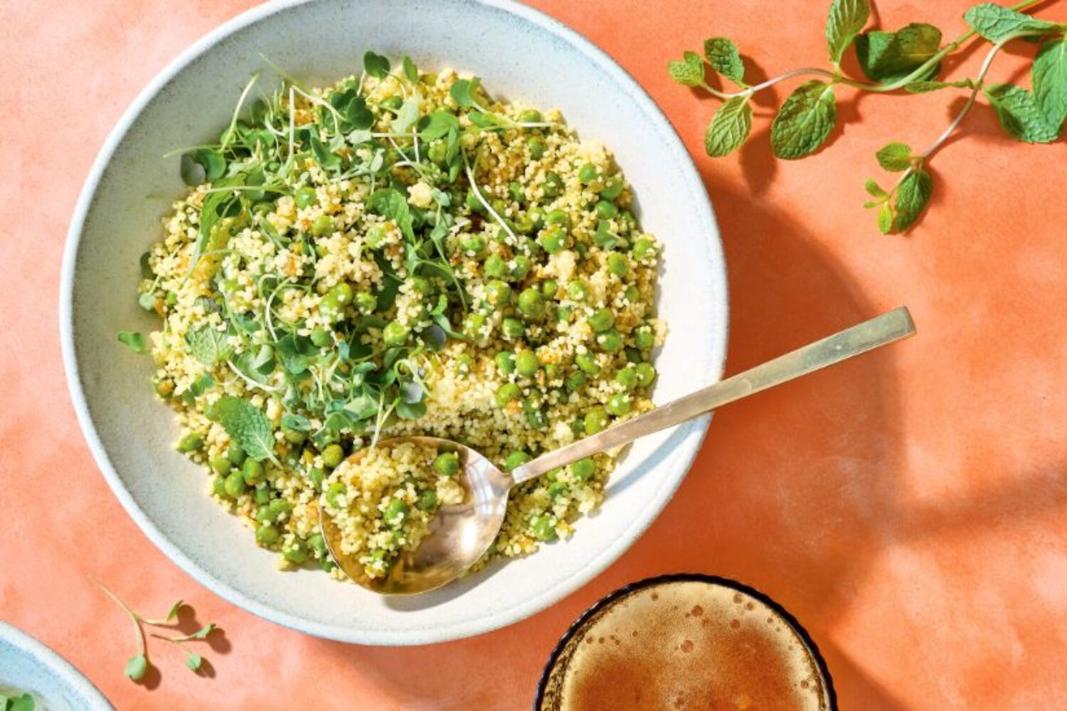 Peas & Mint Couscous | Canadian Living