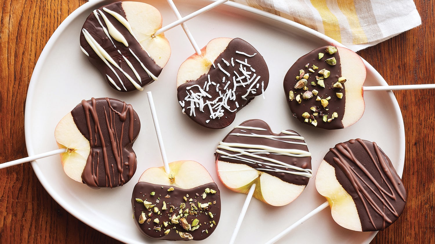 Chocolate-Dipped Apple Pops | Canadian Living