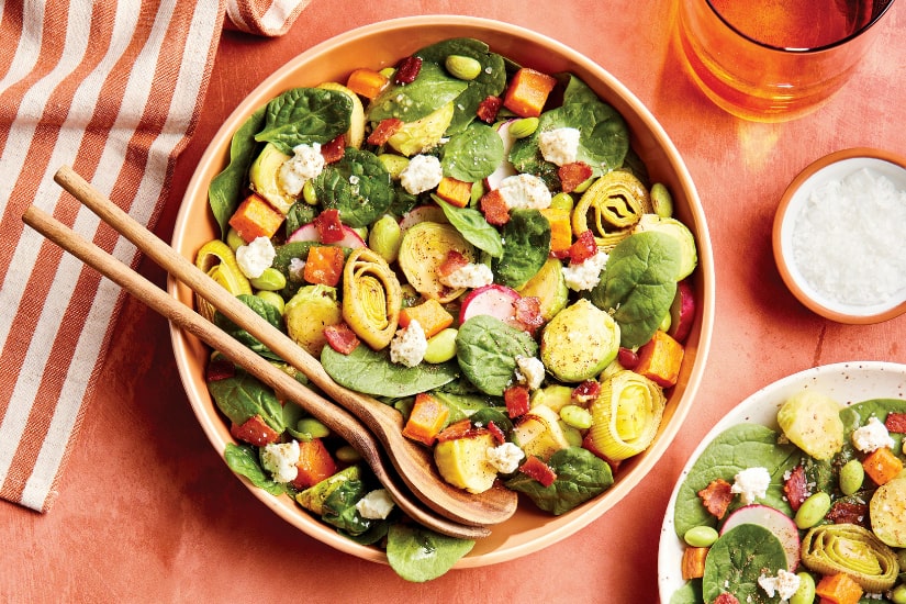 Spring Salad With Maple-Bacon Dressing | Canadian Living