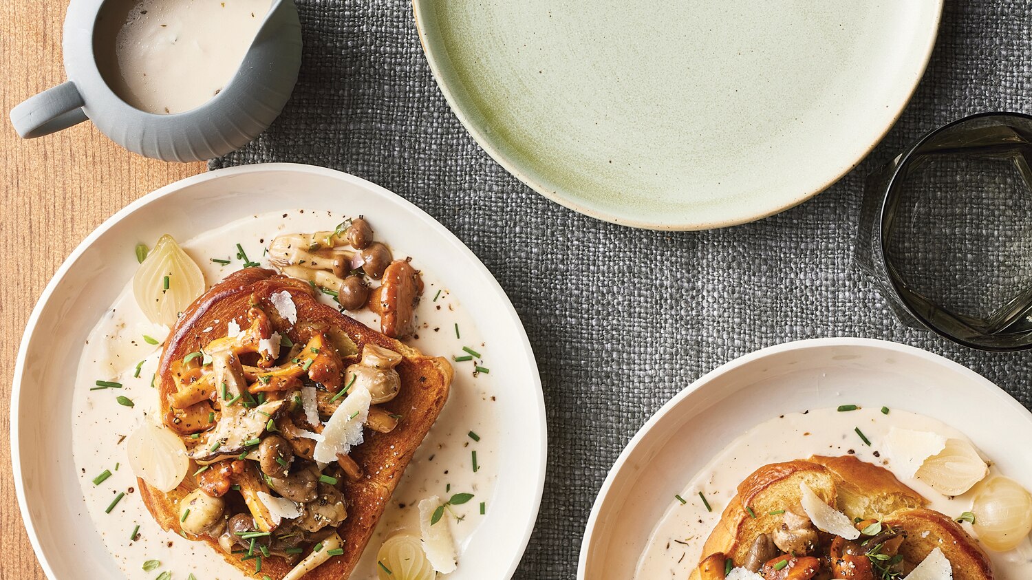 Brioche with Pan-Fried Mushrooms & Supreme Sauce | Canadian Living