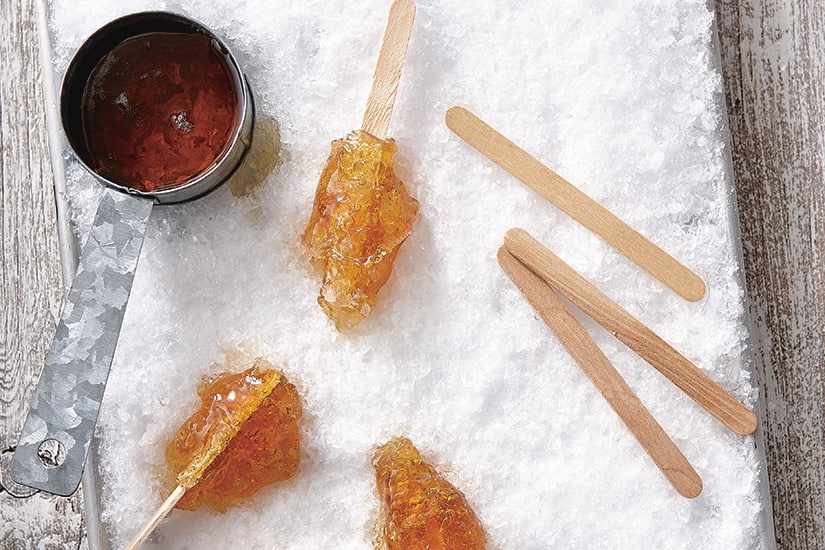 MAPLE TAFFY POPS | Canadian Living