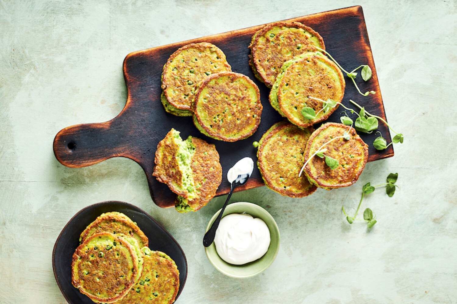 Green Pea Patties | Canadian Living