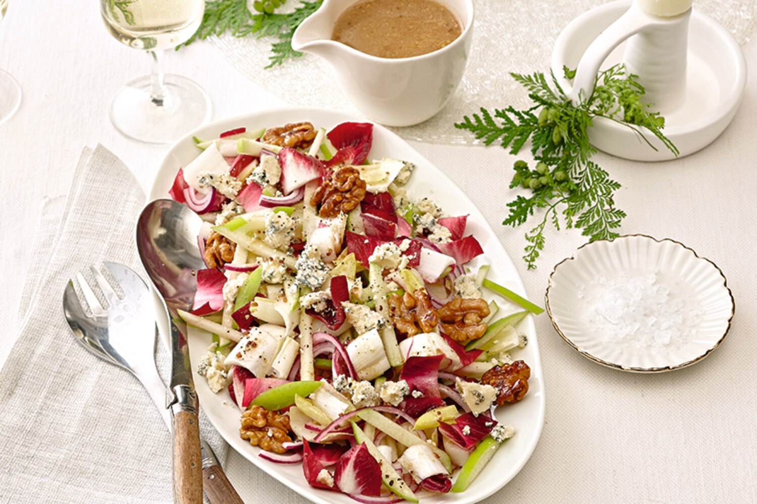 Endive Salad with Blue Cheese & Maple-Glazed Walnuts | Canadian Living