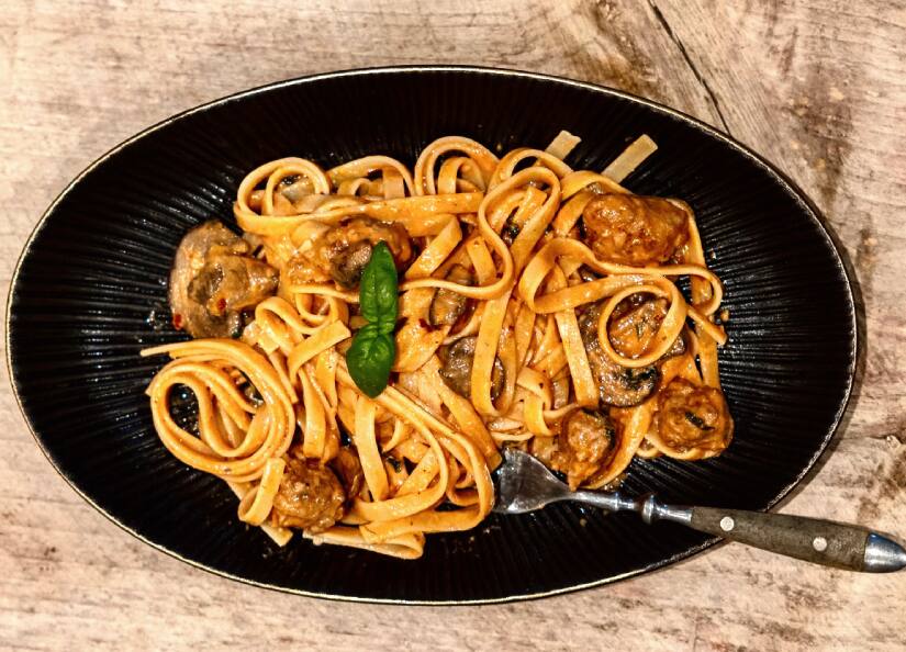 Olympic Creamy Tomato and Coconut Pasta | Canadian Living