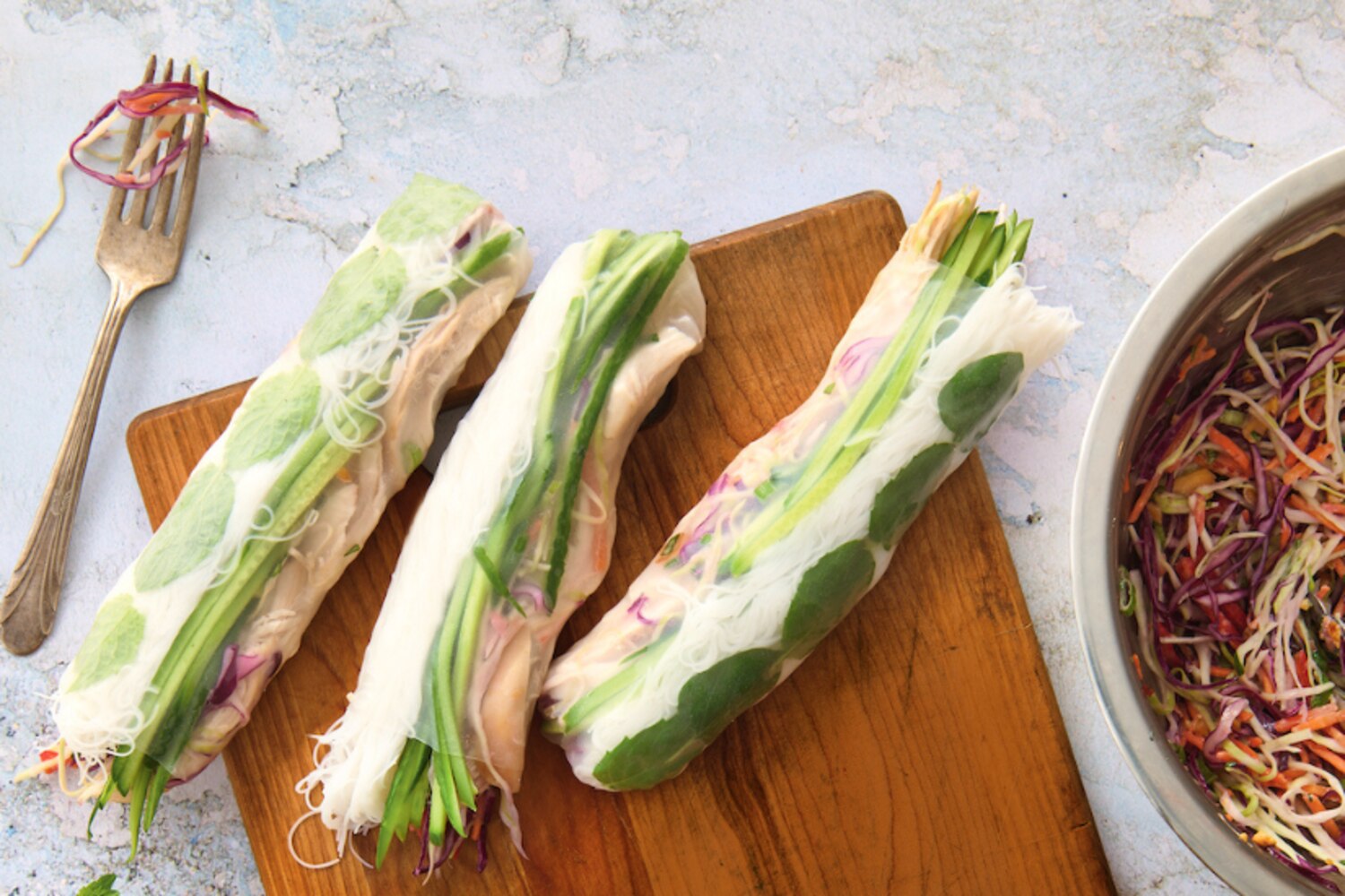 Chicken Spring Rolls With Ginger Sauce | Canadian Living