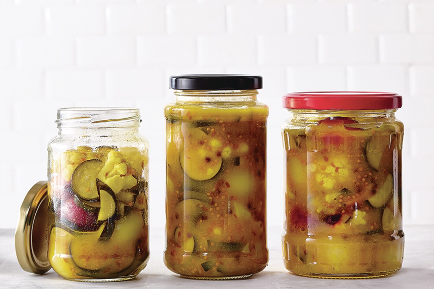 Pickled Vegetables with Mustard & Turmeric | Canadian Living