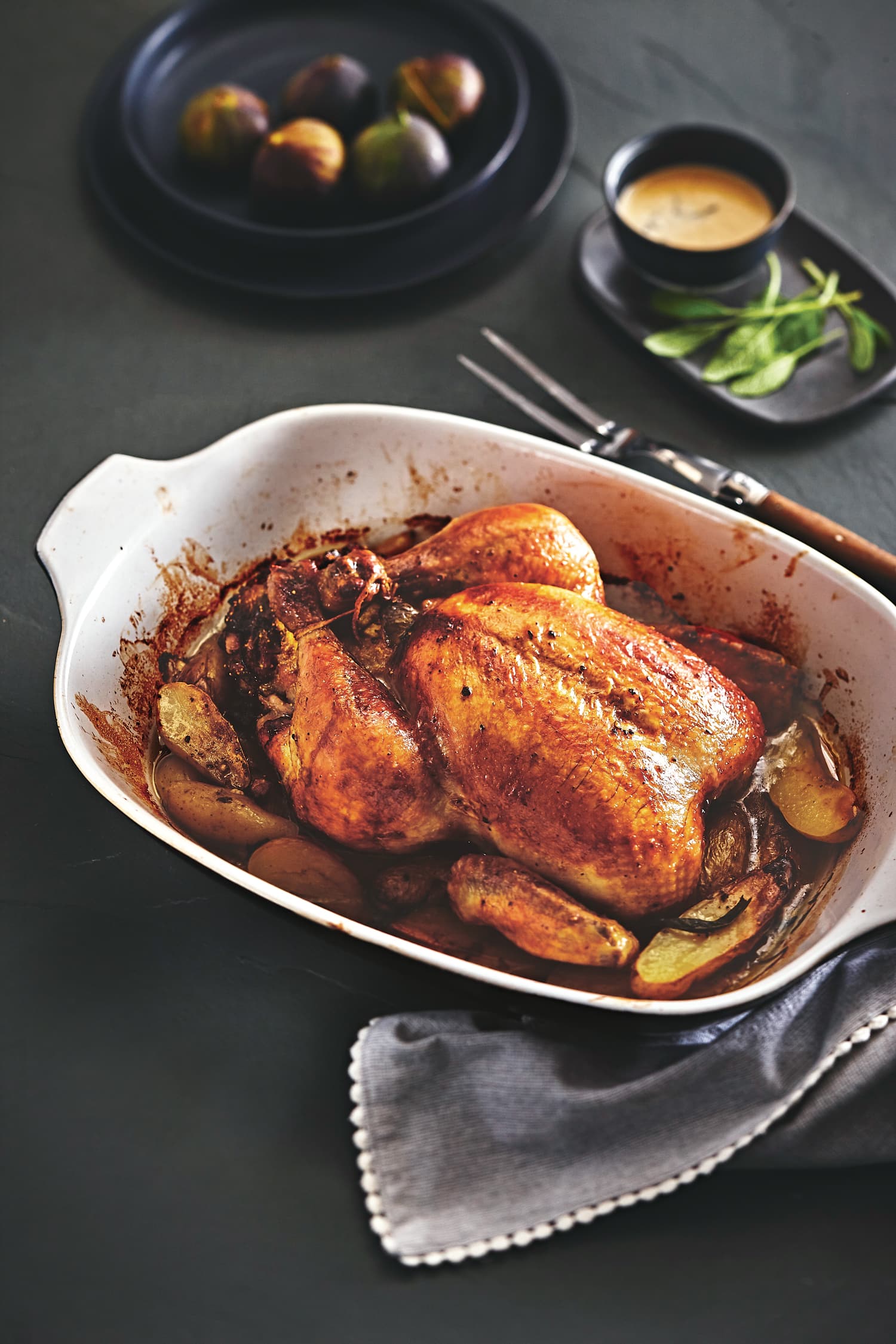 Fig, Pancetta & Sage-Stuffed Roast Chicken | Canadian Living