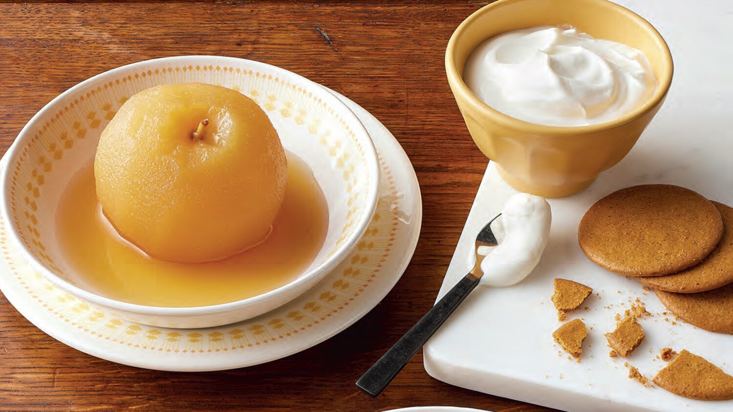 Poached Apples in Cider & Ginger | Canadian Living