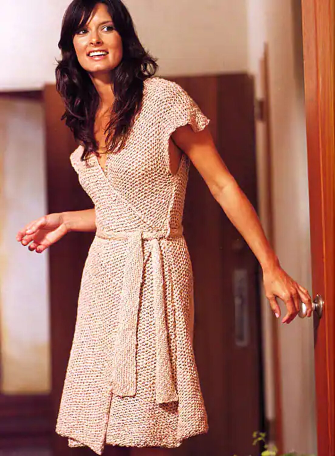 Knit a belted tunic dress | Canadian Living