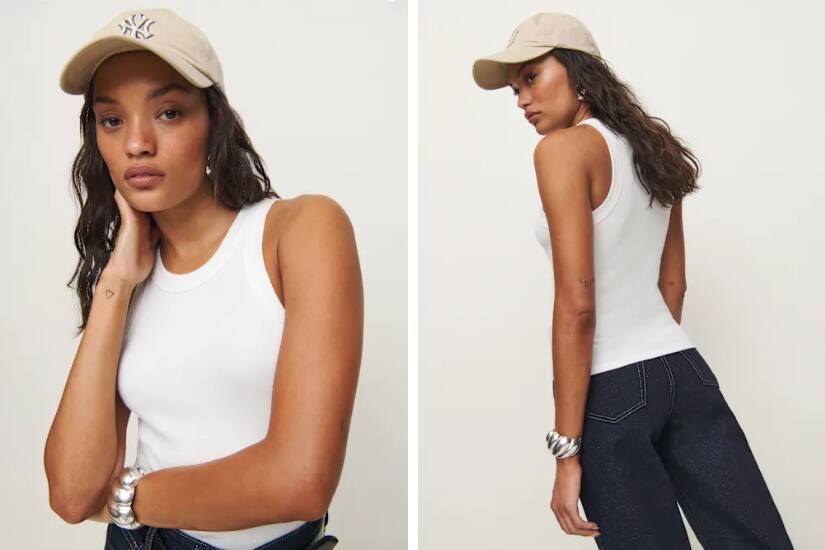 12 Must-Have Basic White Tank Tops & T-Shirts For Spring | Canadian Living