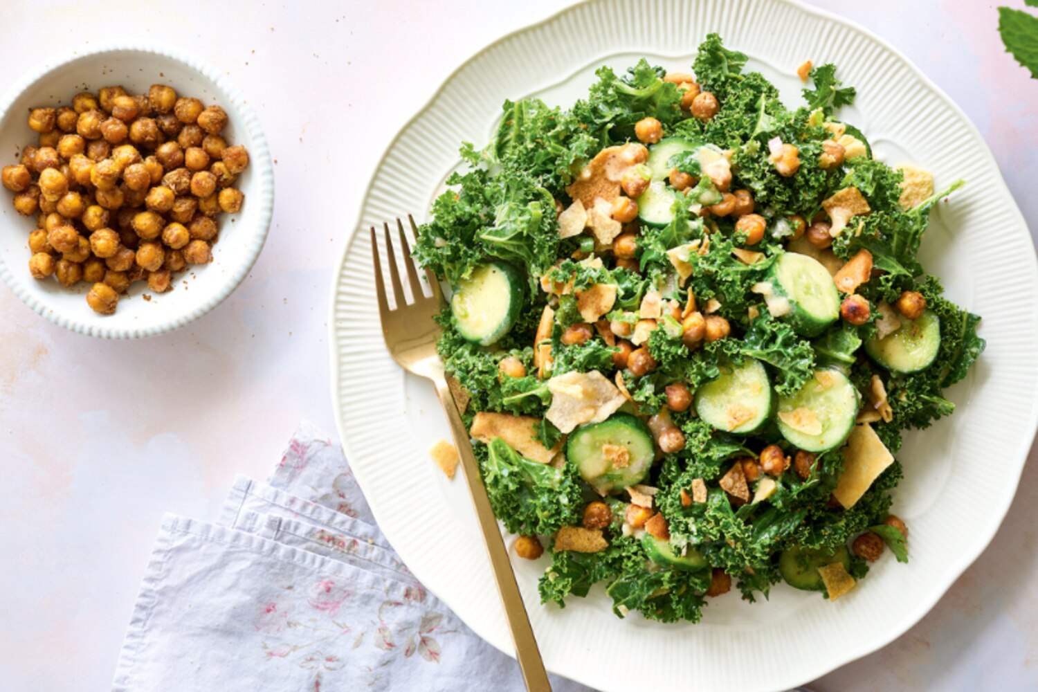 Roasted Chickpea & Kale Salad | Canadian Living