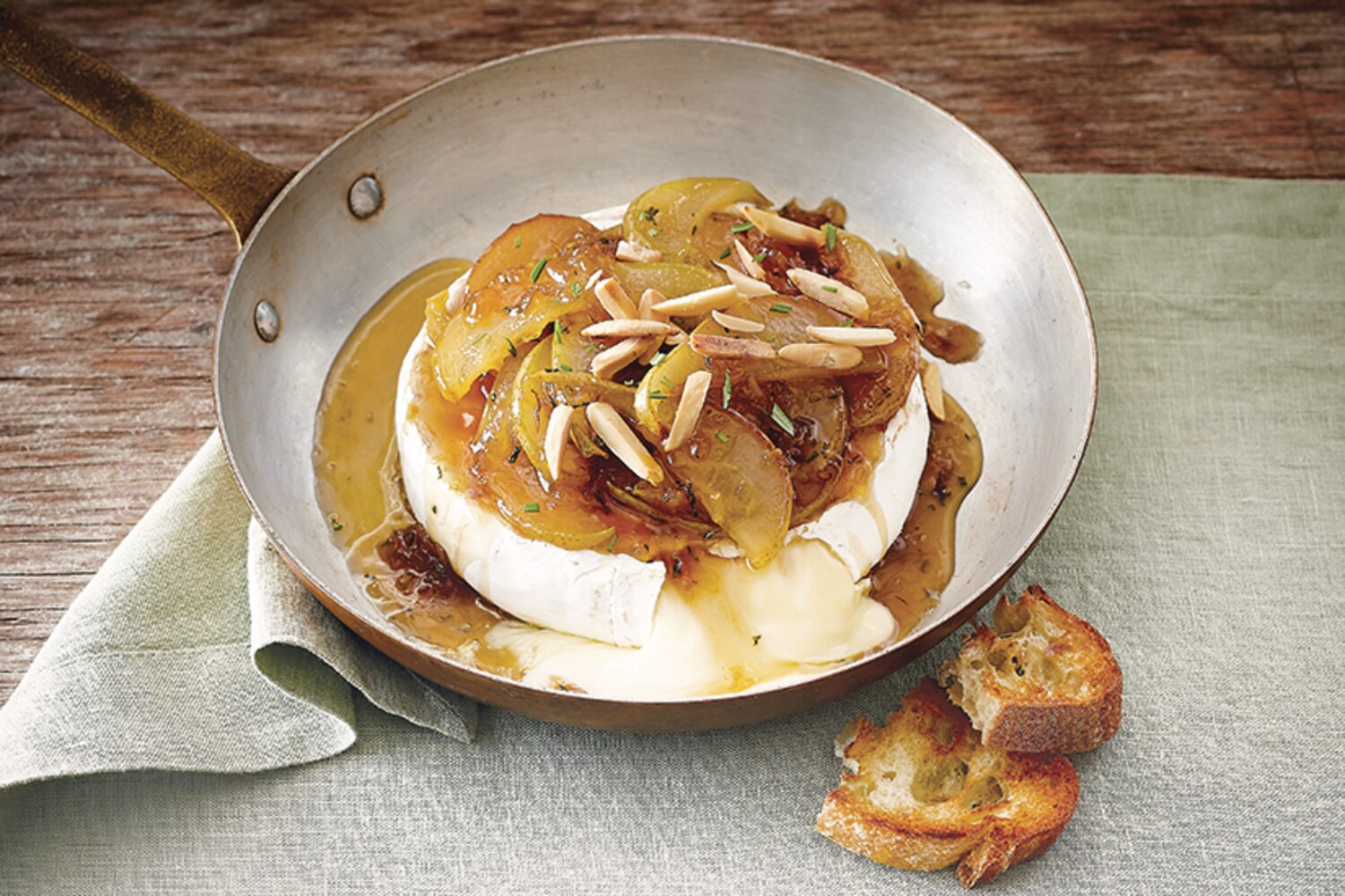 Brie with Maple & Rosemary Pears | Canadian Living