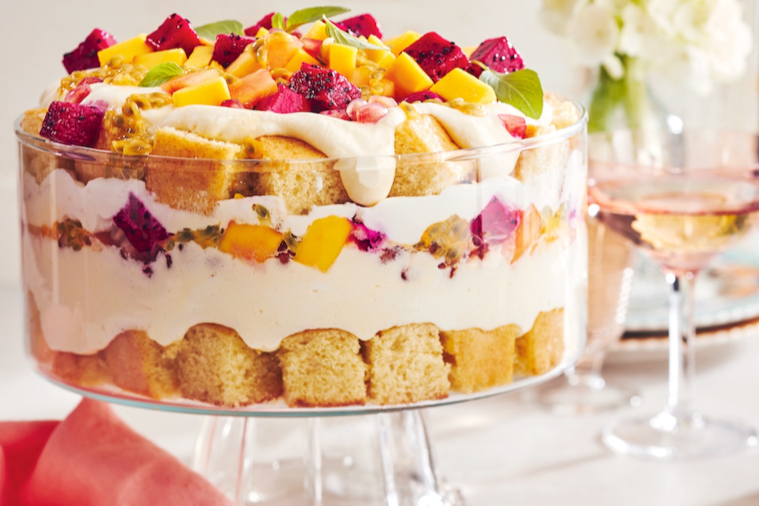 Tropical Fruit Trifle | Canadian Living