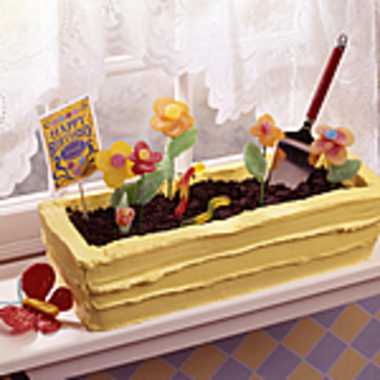 flower box cake