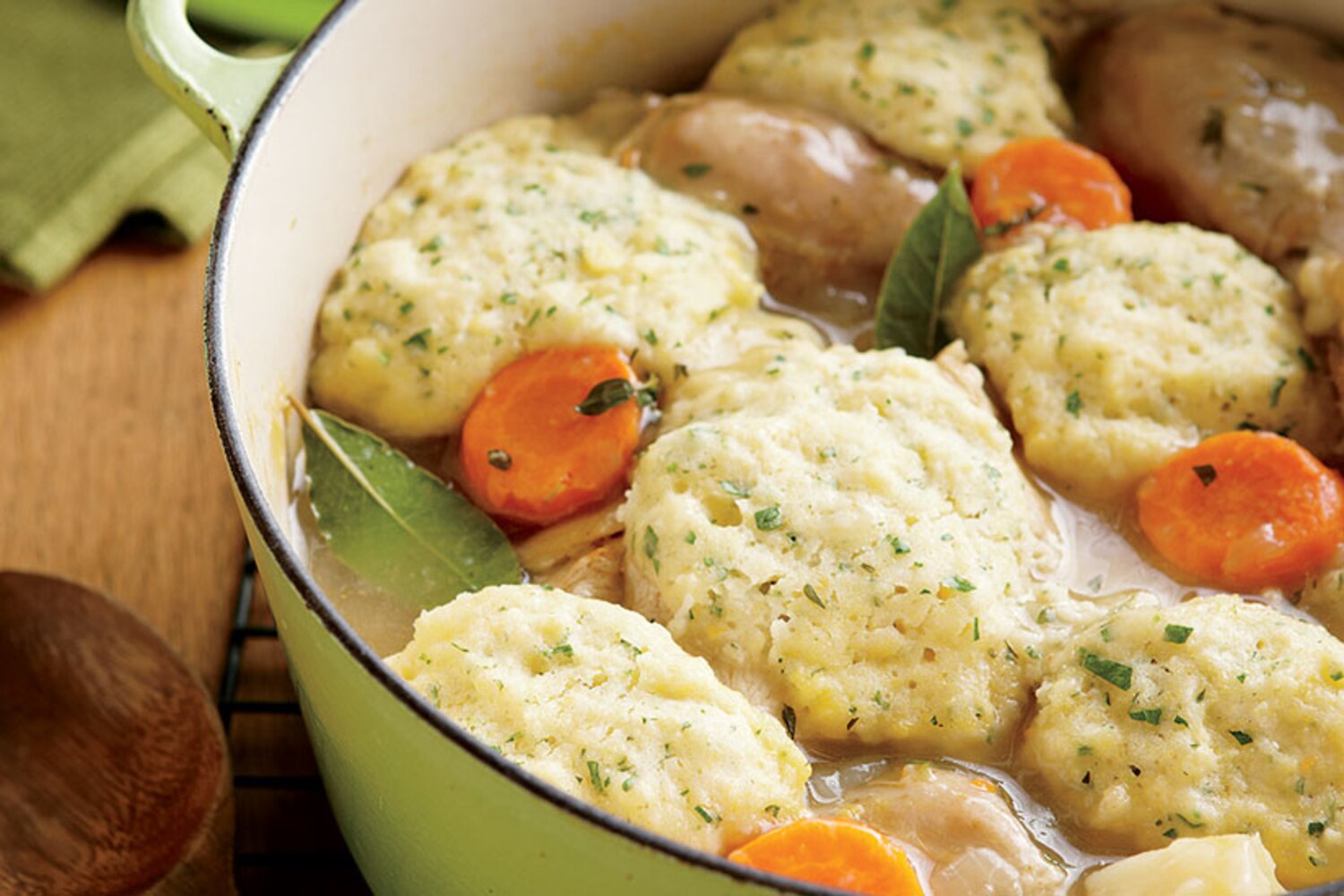Chicken and Cornmeal Buttermilk Dumplings | Canadian Living