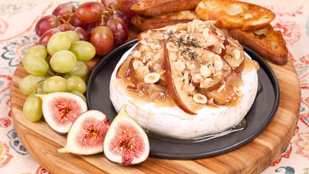 Baked Brie with Caramelized Pear | Canadian Living
