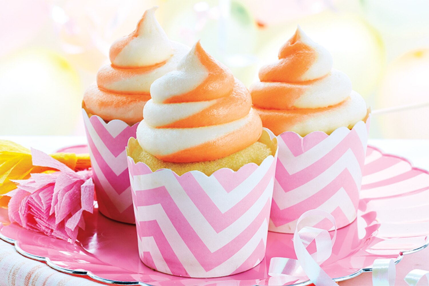 Orange Cream Two-Tone Cupcakes | Canadian Living
