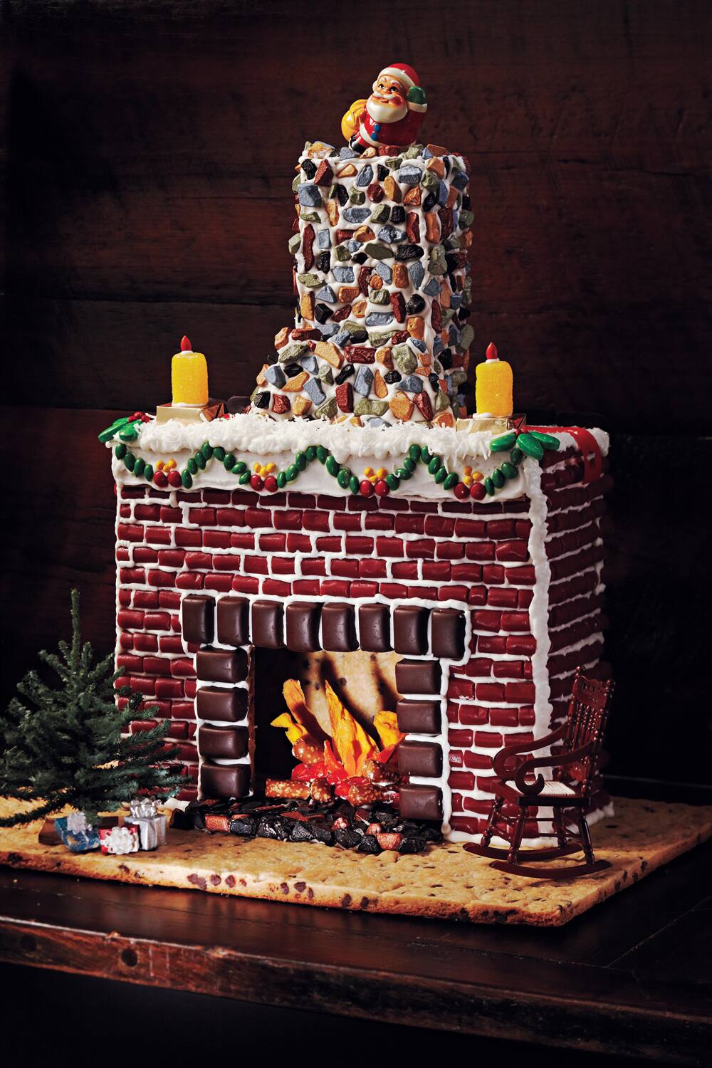 Chocolate Chip Cookie Fireplace | Canadian Living