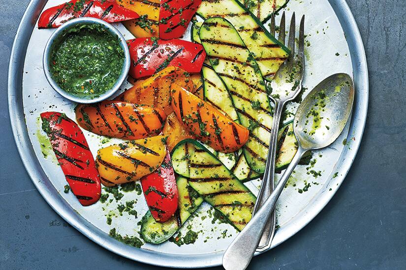 Grilled Vegetables With Chimichurri Sauce | Canadian Living