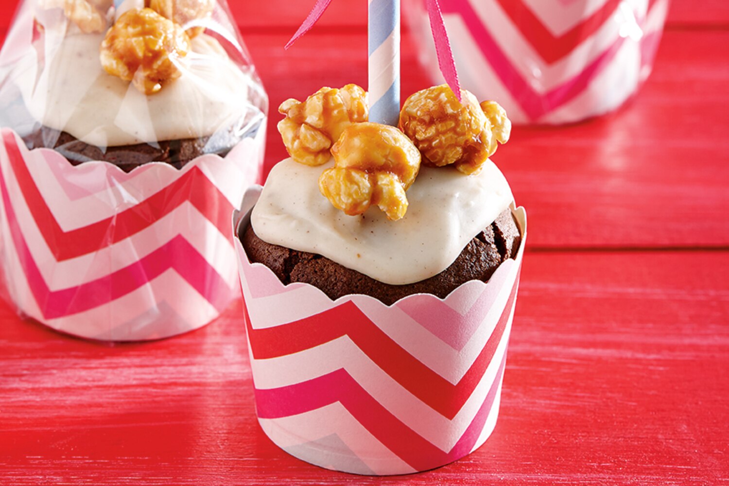 Caramel Popcorn Brownie Bites | Canadian Living