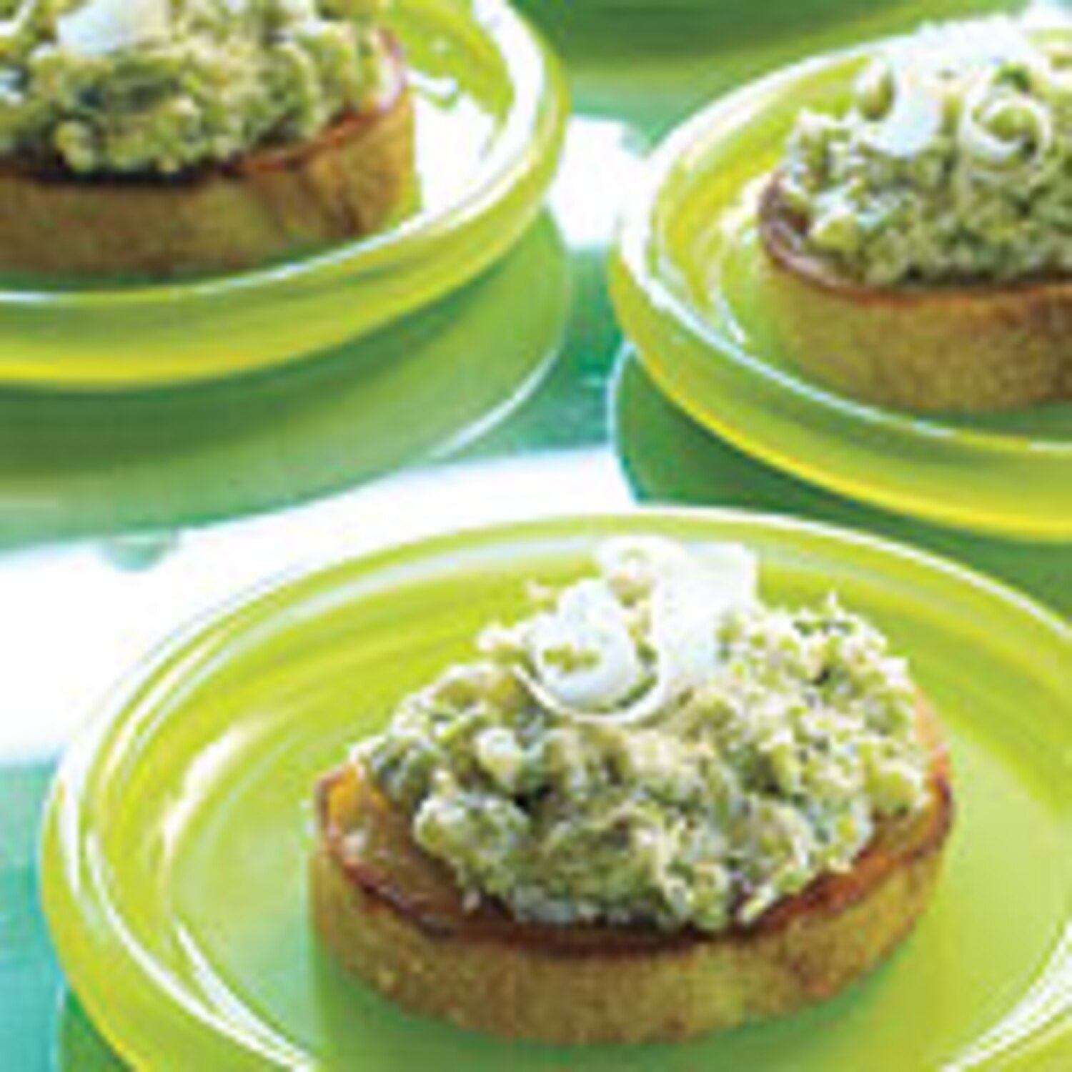 Smashed Pea Crostini | Canadian Living