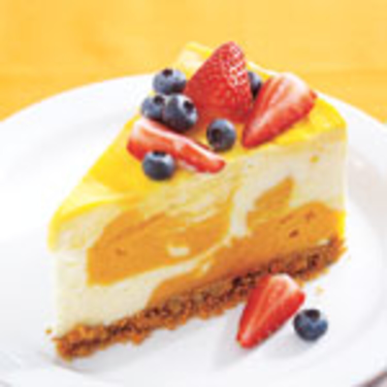 Mango Swirl Ice-Cream Cake | Canadian Living