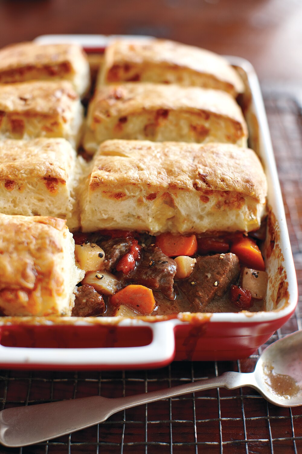 Beef Stew With Cheese Biscuits | Canadian Living