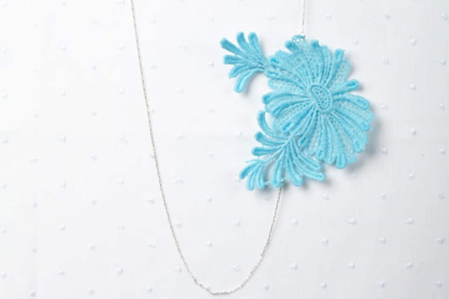 DIY lace embellished necklace | Canadian Living