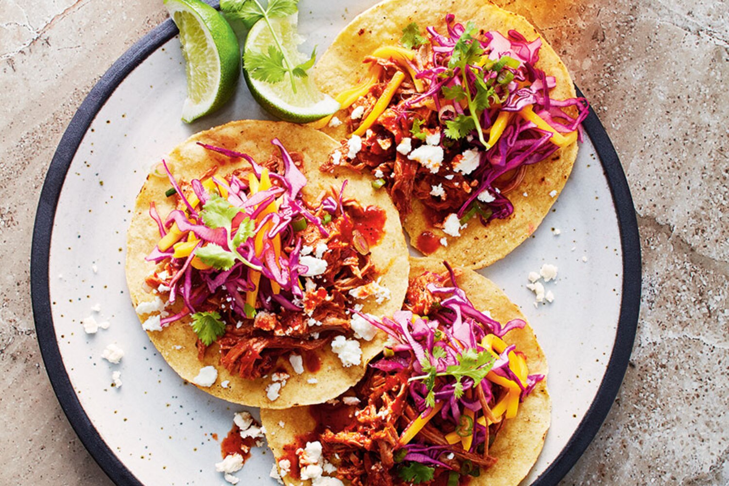 Chili Chicken Tacos With Mango Slaw | Canadian Living