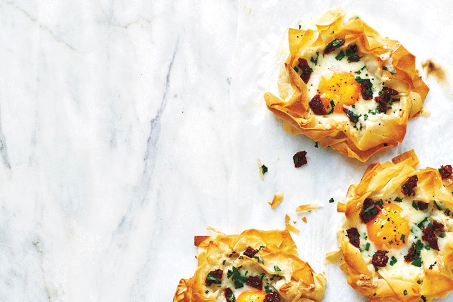 Baked Phyllo Egg Nests | Canadian Living