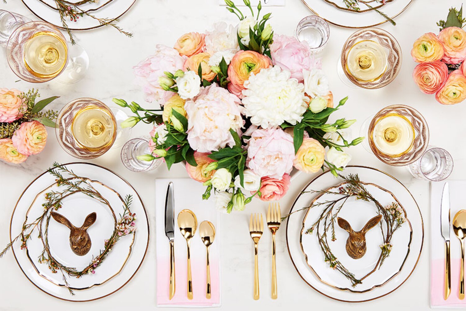 A beautiful pastel spring tablescape | Canadian Living