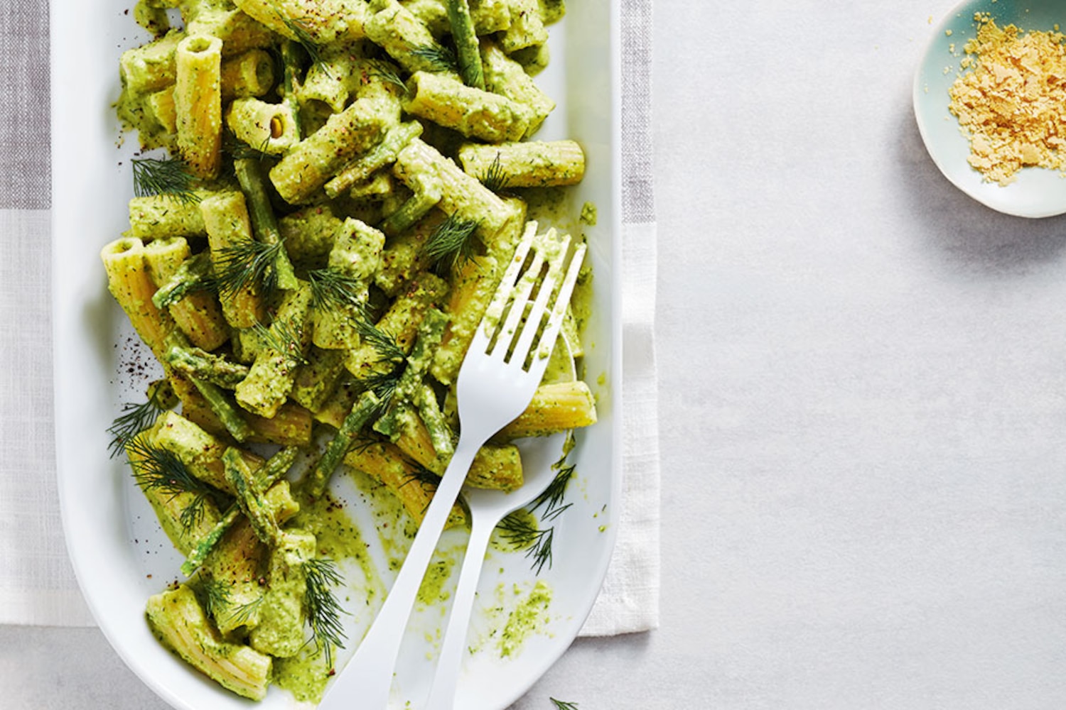 Spinach & Avocado Green Goddess Pasta | Canadian Living