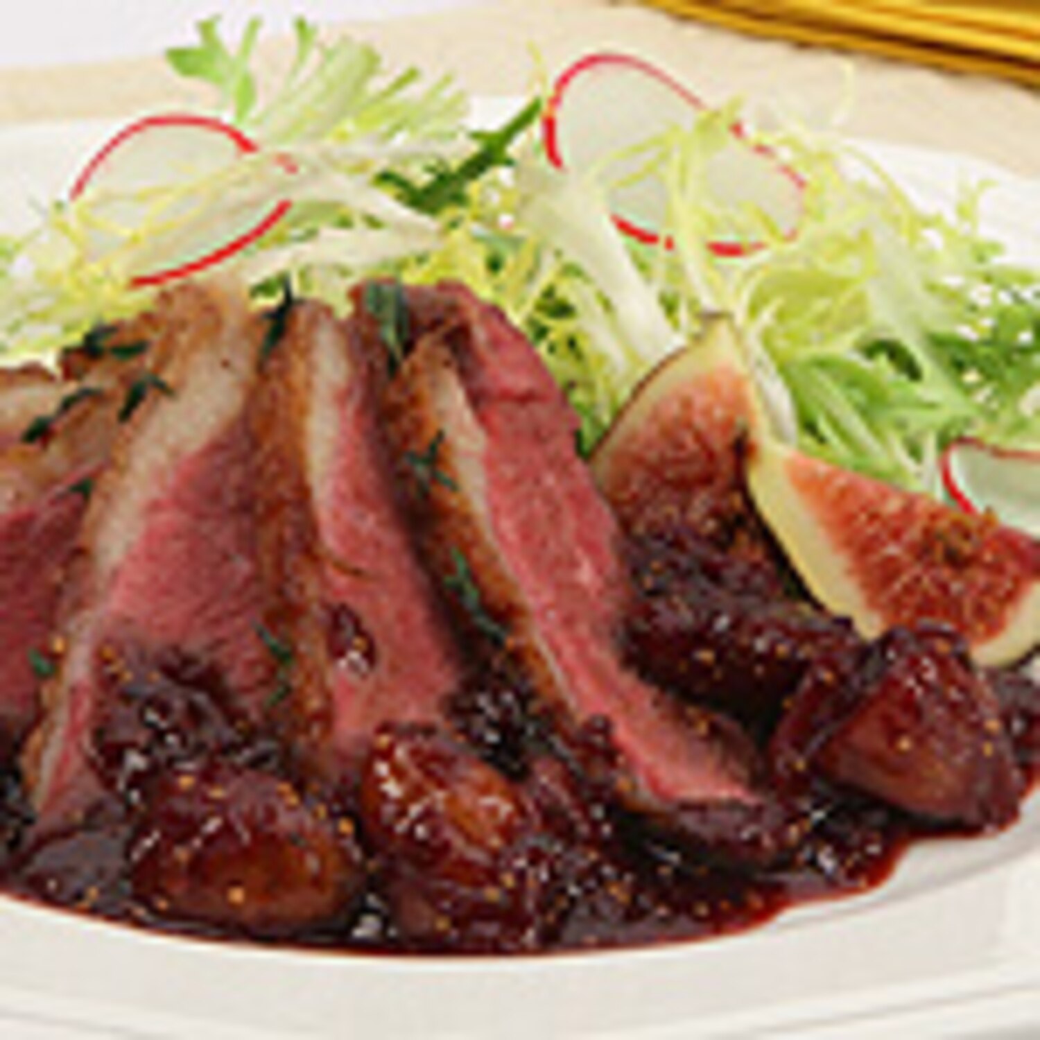 Magret of Duck with Fig and Port Sauce | Canadian Living
