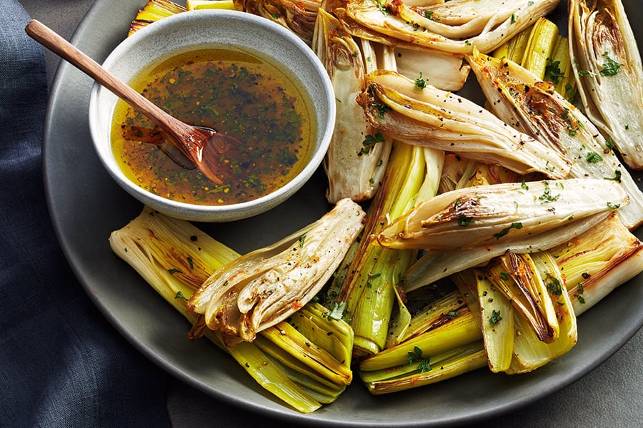 Roasted Leek and Endive With Citrus Dressing | Canadian Living